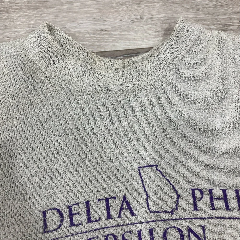 whoolly threads | Tops | Whoolly Delta Phi Epsilon Sweatshirt Xl | Poshmark